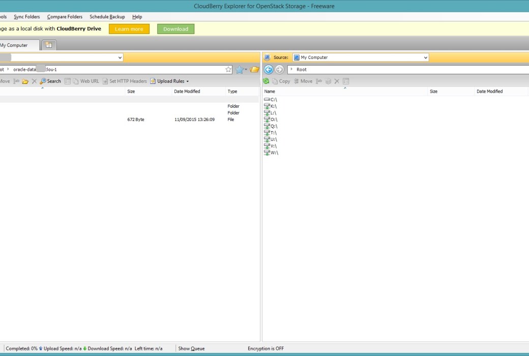 How to easily delete files in the Oracle Cloud using CloudBerry ...